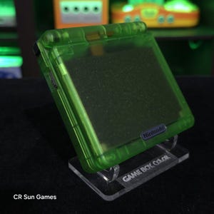 Clear Green Nintendo Game Boy Advance GBA SP Ips Mod Adjustable ...