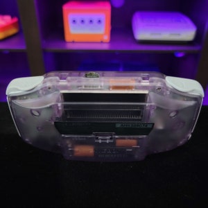 Atomic Purple Gameboy Advance GBA Console With Ips V5 Backlight Backlit ...