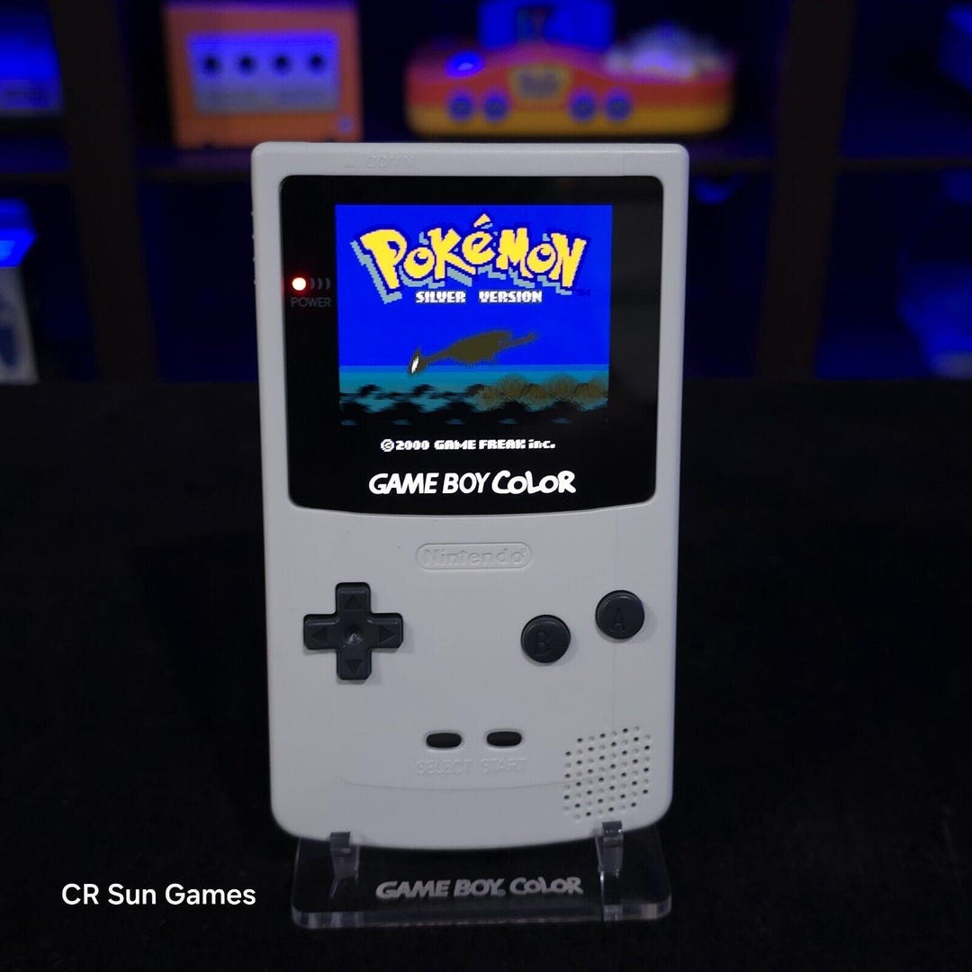 Grey Gameboy Color Console OLED Touch Screen GBC Game Boy - Etsy