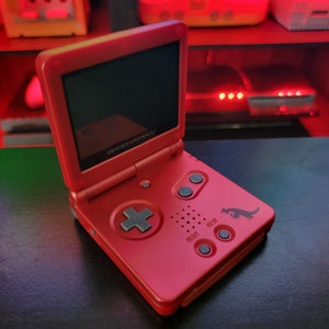 Red Nintendo Game Boy Advance GBA SP Ips V2 and USB-C Mod- Groudon - Etsy