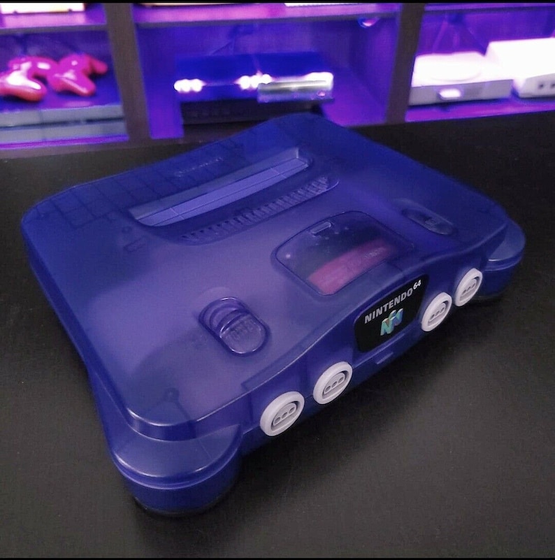 Clear Grape Funtastic Purple Nintendo 64 N64 Console Set - Etsy