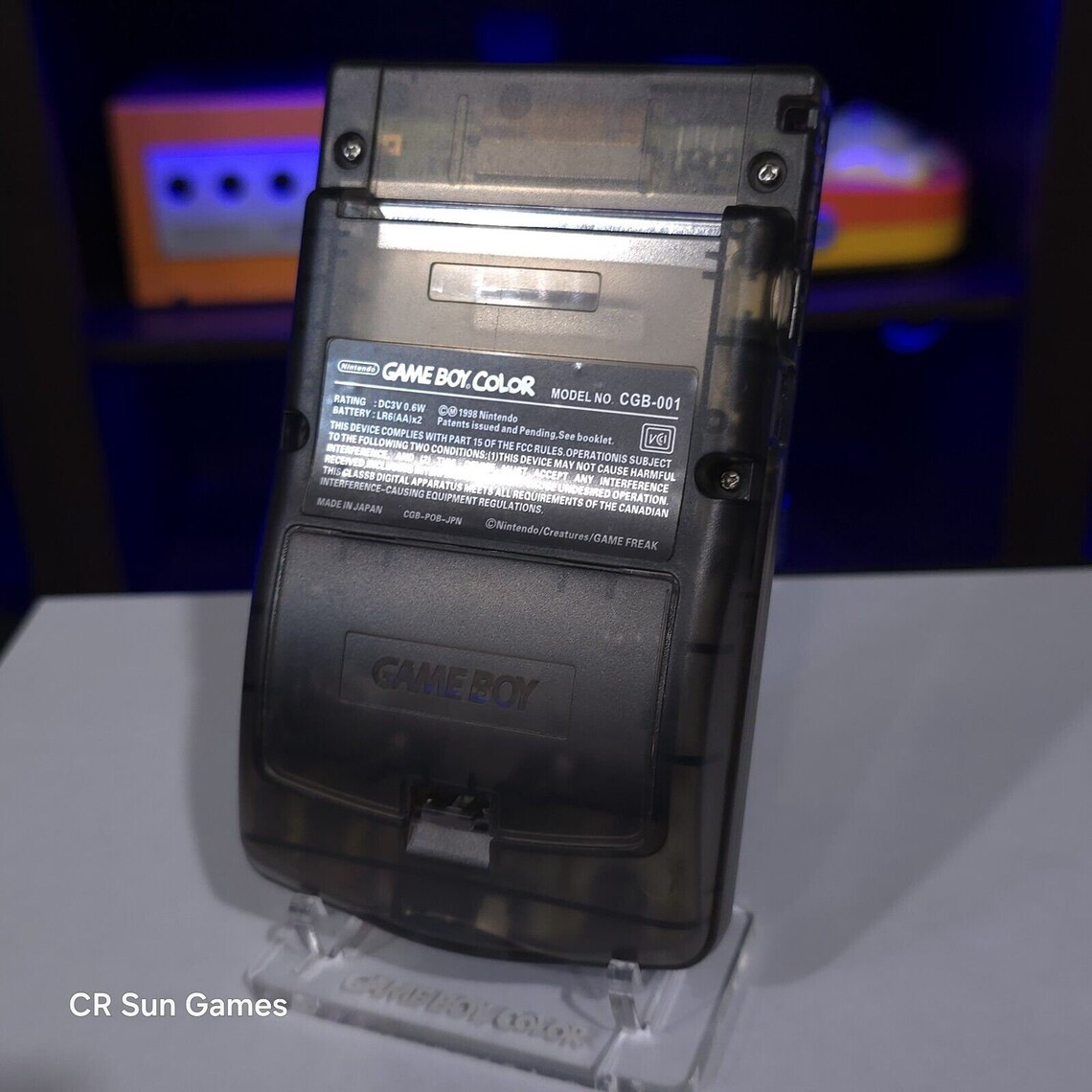 Clear Black Gameboy Color Console OLED Touch Screen GBC Game Boy - Etsy