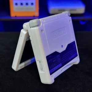 White Nintendo Game Boy Advance GBA SP IPS Mod Adjustable Brightness - Etsy