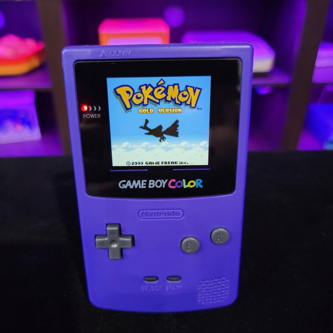 Purple Gameboy Color IPS Console Backlit LCD Screen GBC Game Boy - Etsy