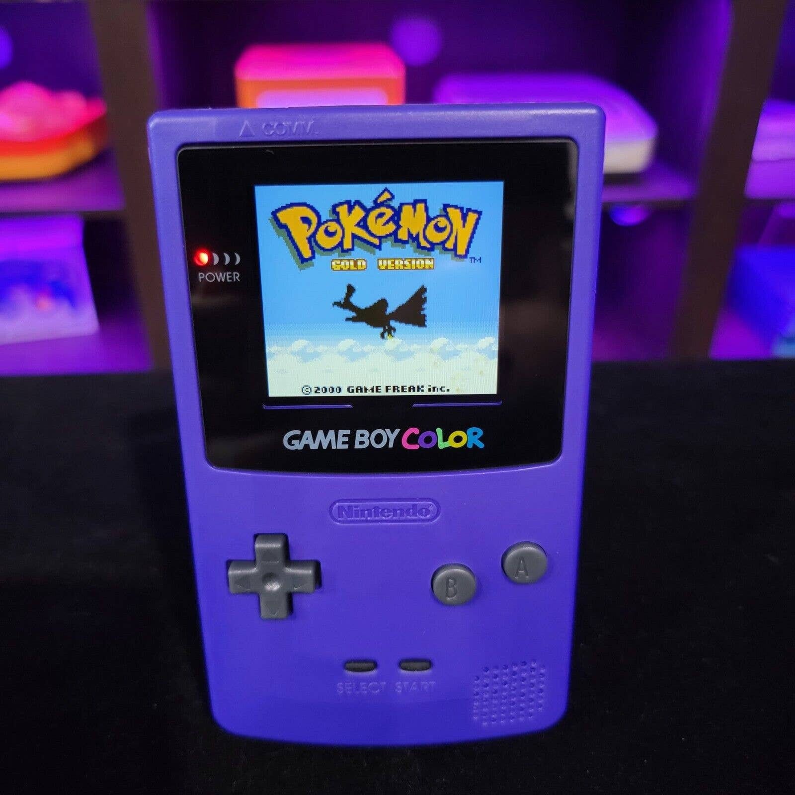 Purple Gameboy Color IPS Console Backlit LCD Screen GBC Game - Etsy