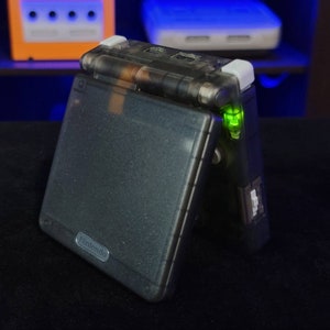 Smoke Grey Nintendo Game Boy Advance GBA SP IPS Adjustable Brightness ...