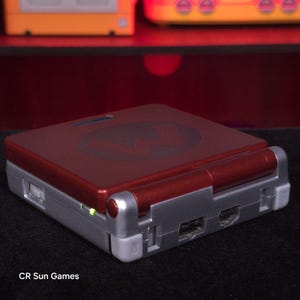 Mario Edition Nintendo Game Boy Advance GBA SP IPS Mod Adjustable ...