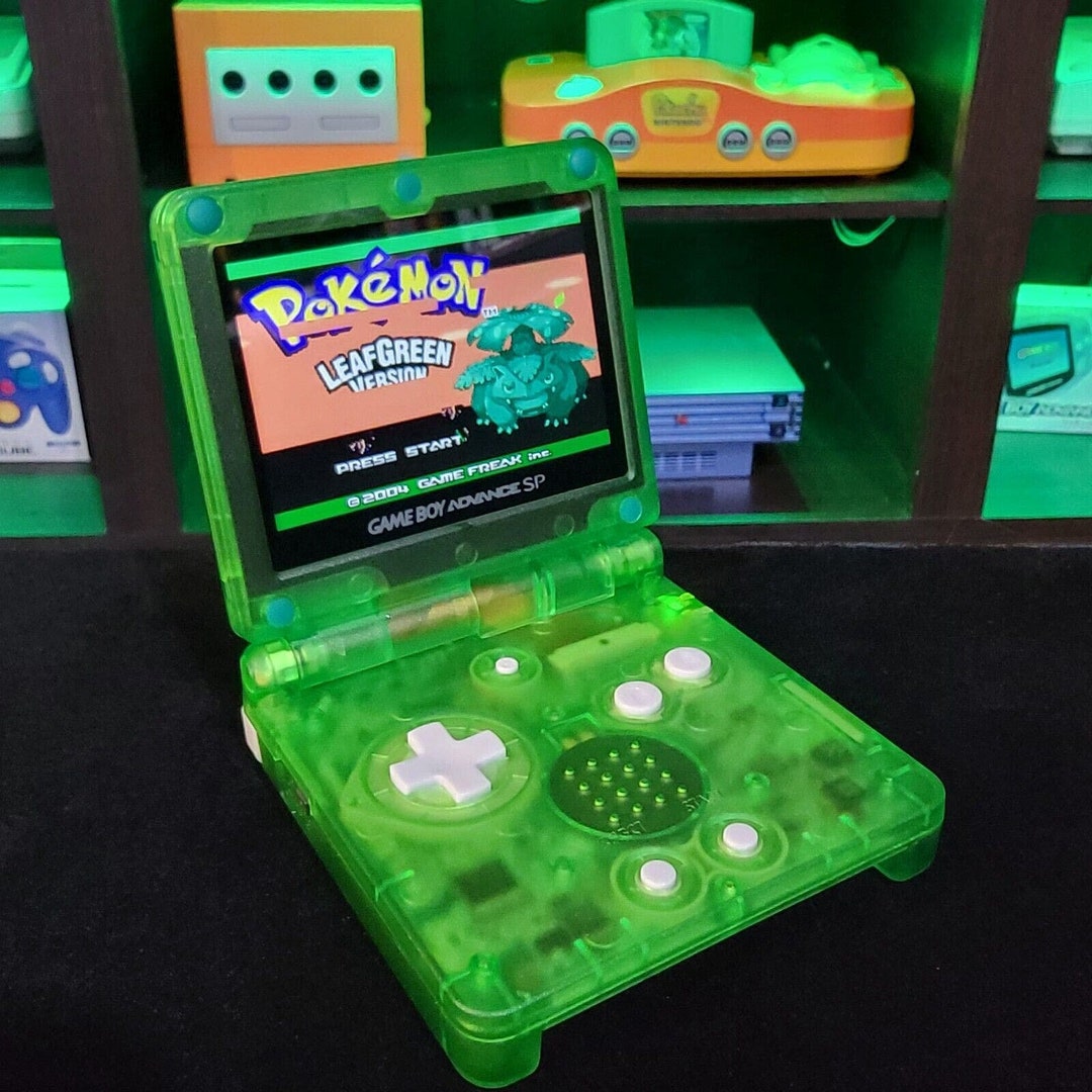 Lime Green Nintendo Game Boy Advance GBA SP IPS Mod Adjustable ...
