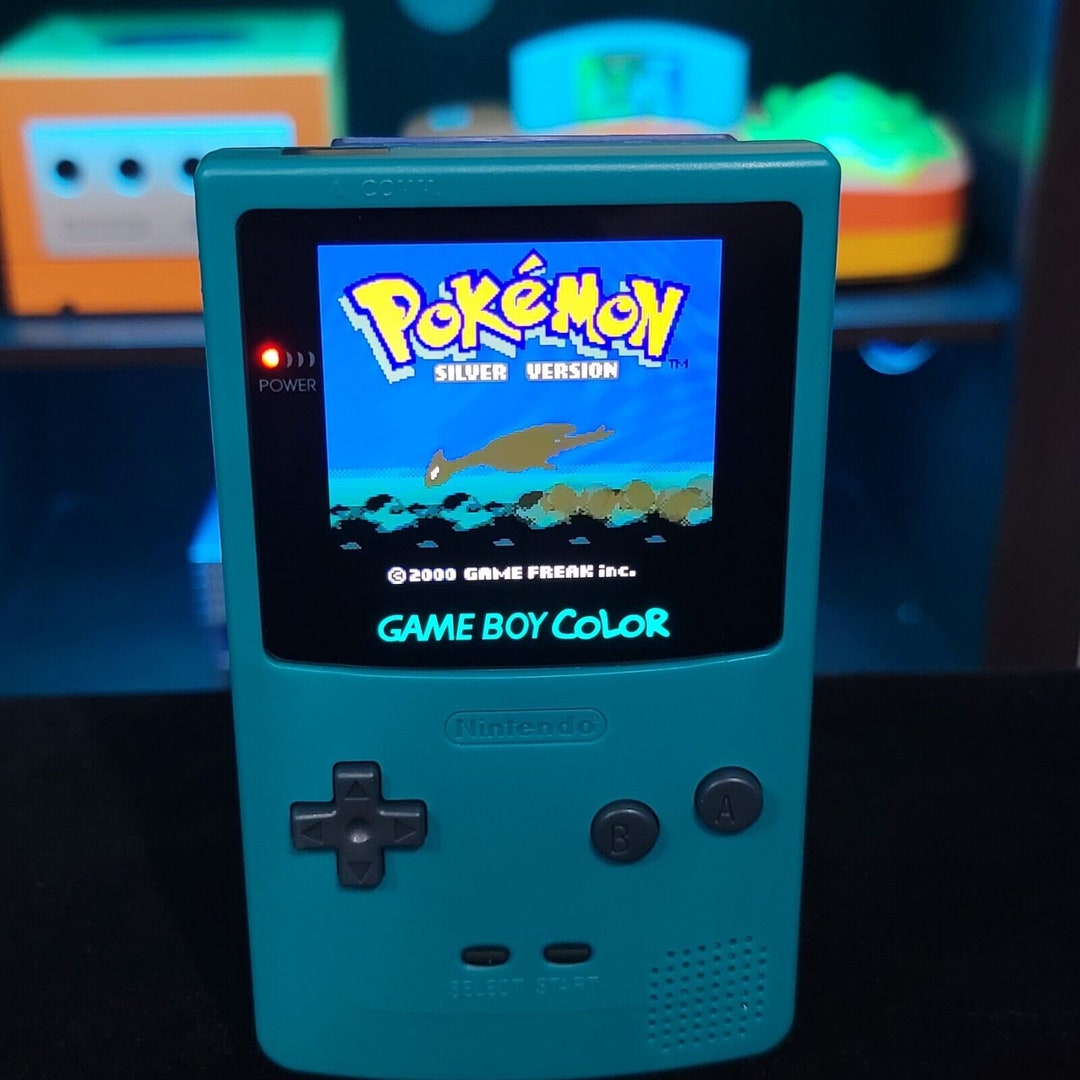 Teal Gameboy Color Console OLED Touch Screen GBC Game Boy - Etsy