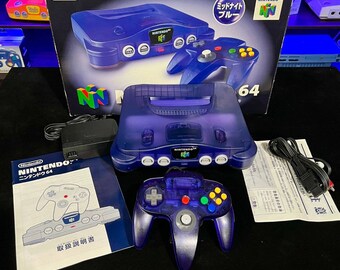 Clear Grape Funtastic Purple Nintendo 64 N64 Console Set - Etsy