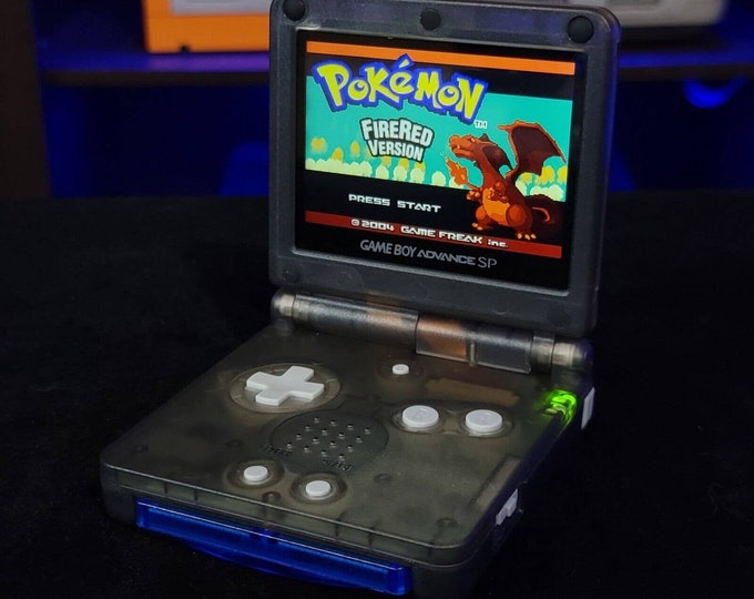 Smoke Grey Nintendo Game Boy Advance GBA SP IPS Mod Adjustable ...