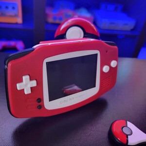 Pokemon Pokeball Game Boy Advance GBA Console With Ips Backlight ...