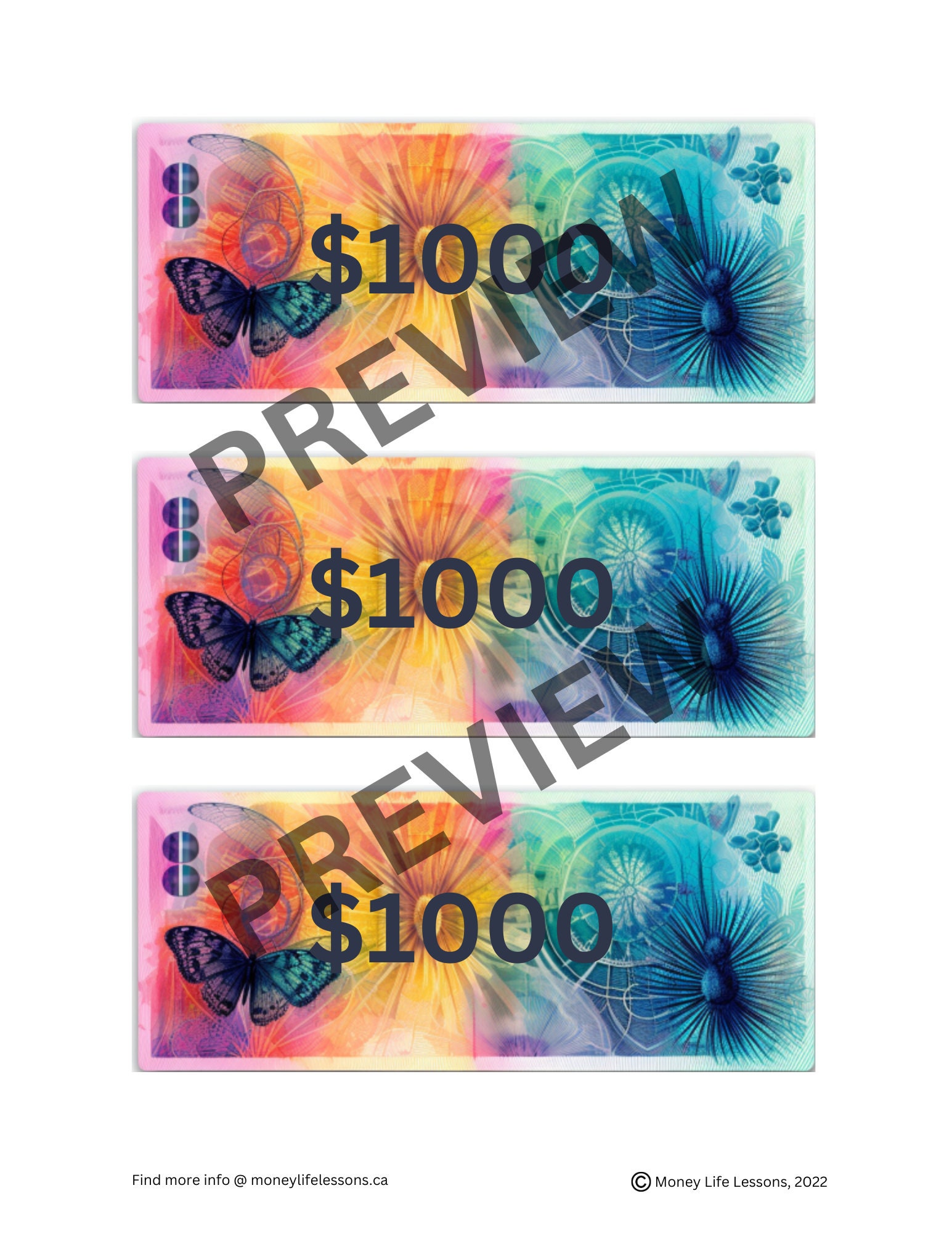PRINTABLE Money Placeholders for A6 Budget Binders, A6 Cash Envelope ...