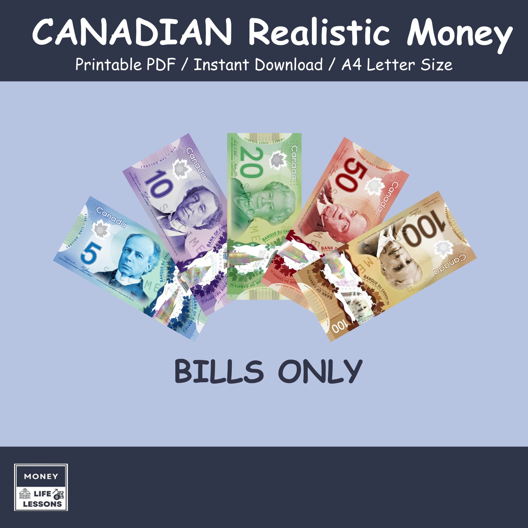 Canadian Money Bills