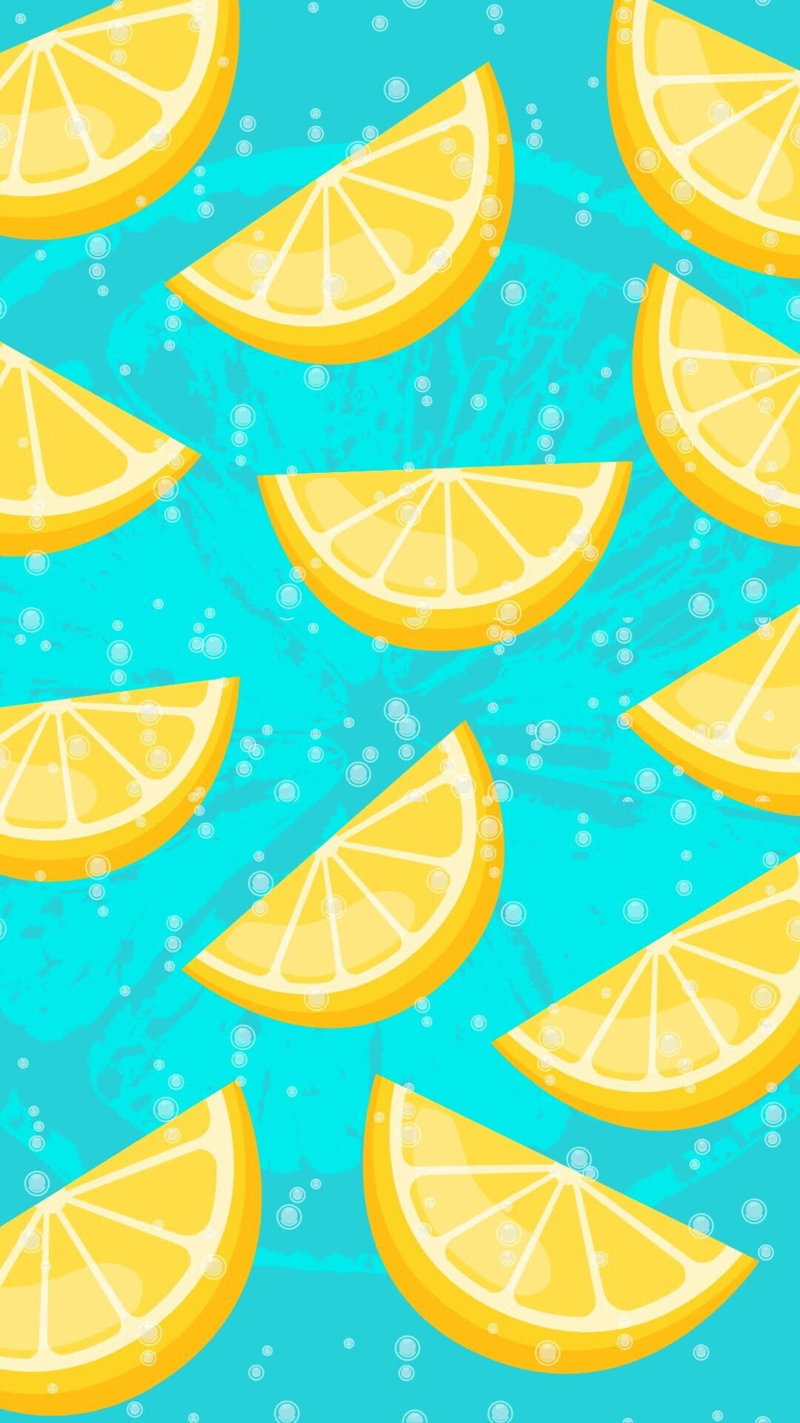 Fresh Lemon Summer Wallpaper - Etsy