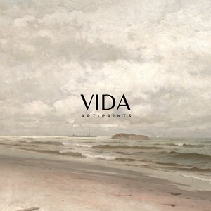 Beach Decor Muted Beach Print Coastal Wall Art Instant Download ...