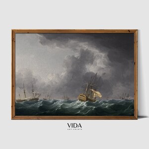 Ocean Wall Art Printable Art Seascape Painting Nautical Wall Art ...