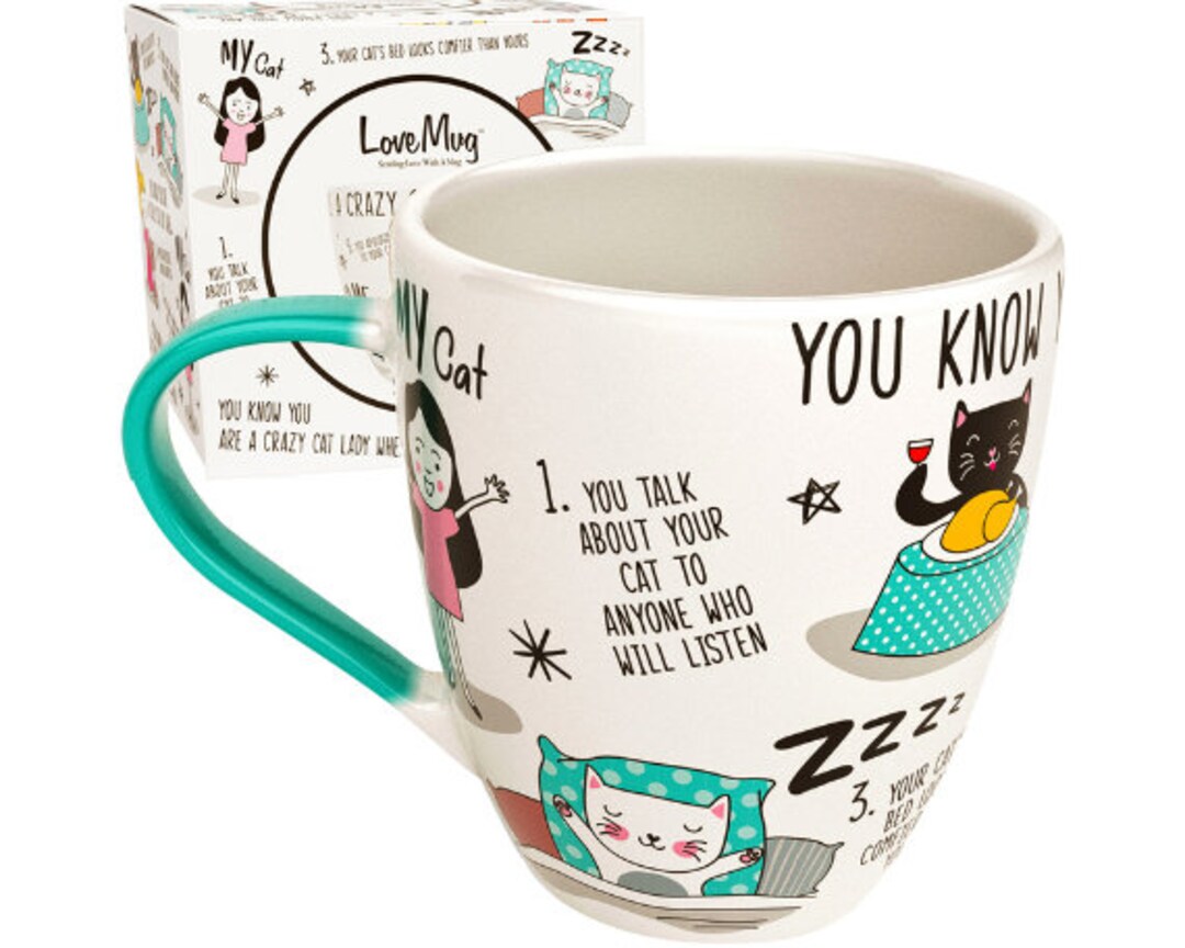 Crazy Cat Lady Gifts Crazy Cat Lady Mug Cat Mum Gifts Gifts for Cat ...