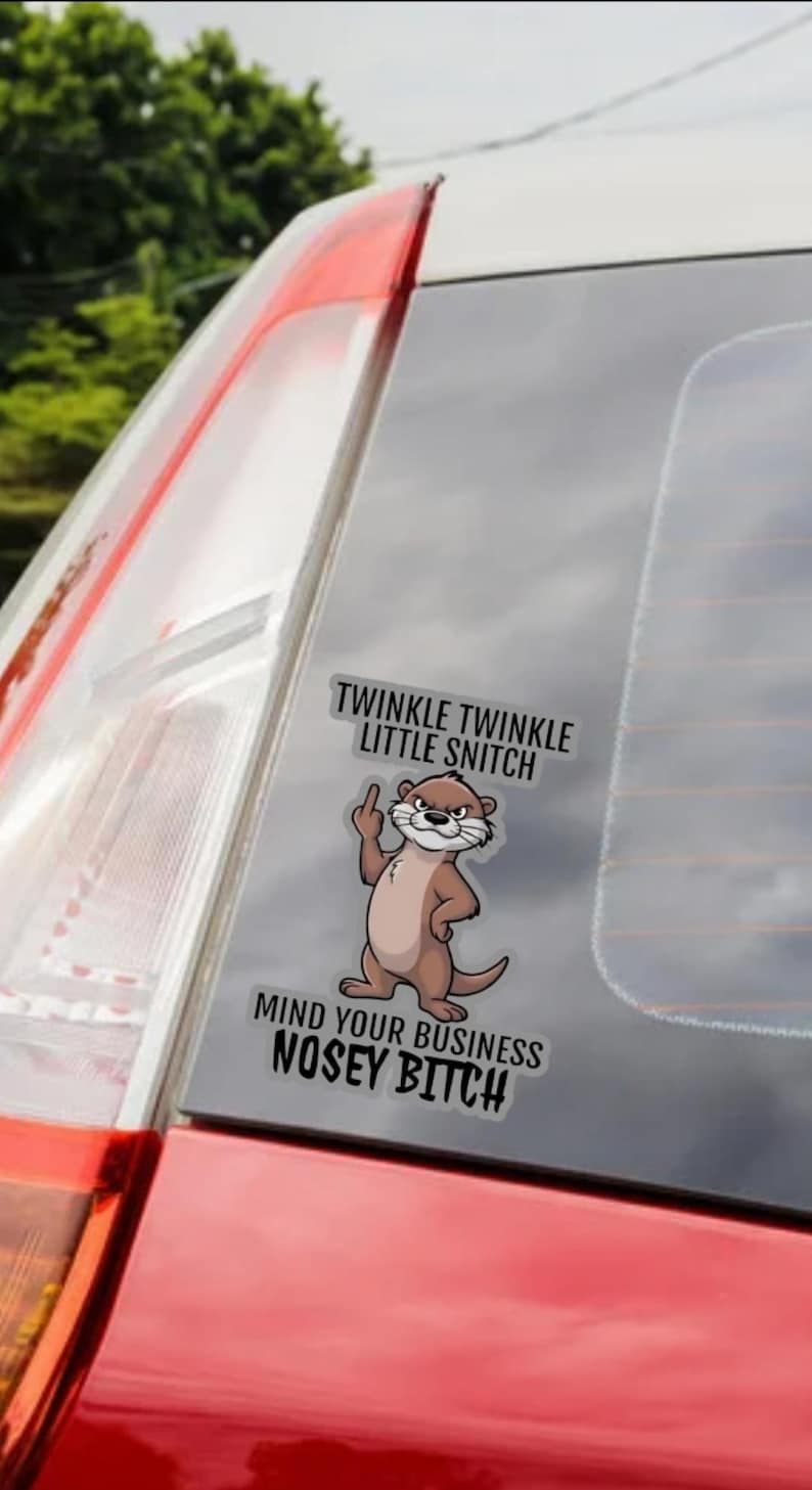 Twinkle Twinkle Little Snitch Car Decal Sticker - Etsy