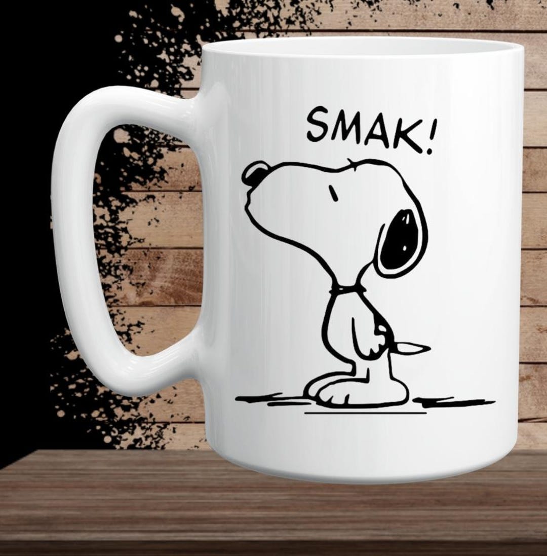 Snoopy Coffee Mugs - Etsy
