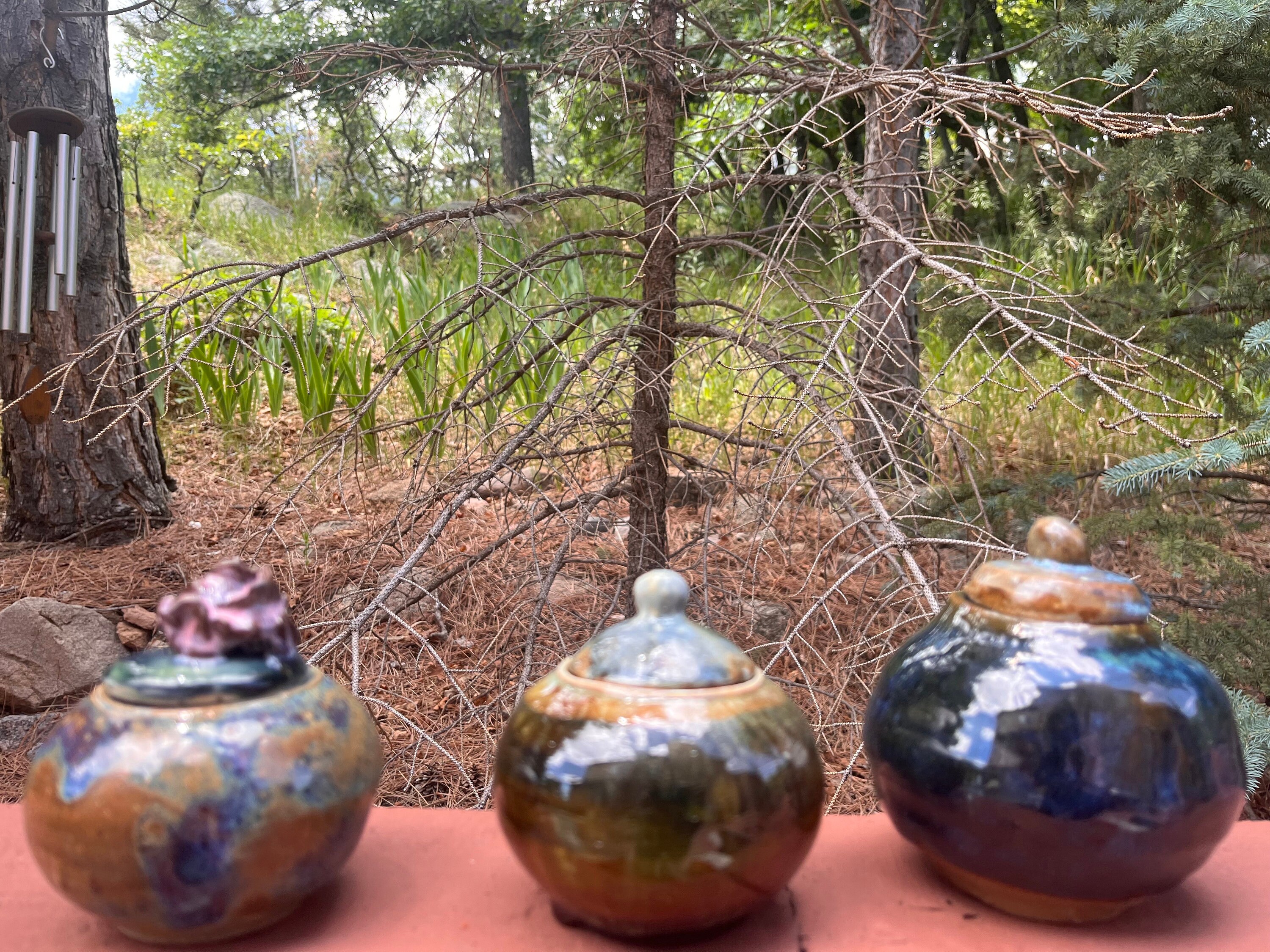 Ceramic Pottery Jar With Lid-candy Jar/sugar Dish-tiny/small/medium ...