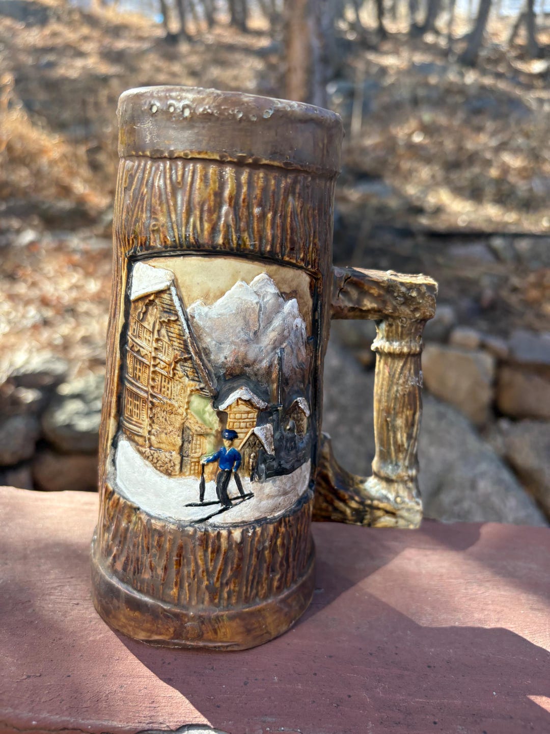 Hand-carved Mugs Aspen & Birch Tree Pottery Multi-use Pottery Mugs - Etsy