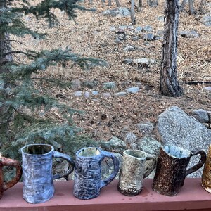 Tree Bark Mugs With Various Sizes. Handmade and Hand-carved ...