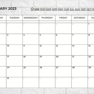 2023 Simple Black and White Minimalist Digital Planner - Etsy