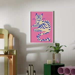 Printable Office Decor for Cat Owner Cat Lover Gift Print Cat Art for ...