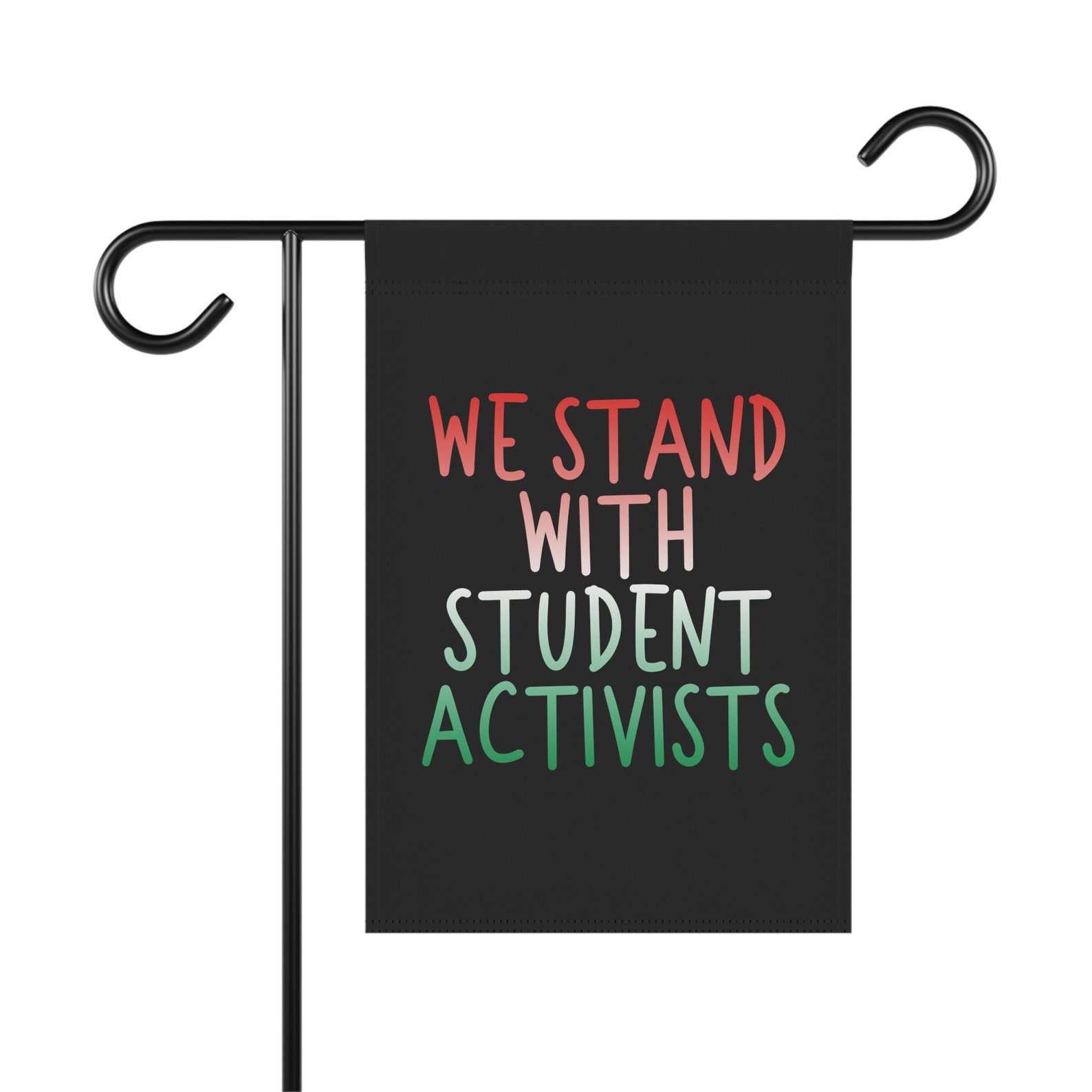 I Stand With Student Activists Garden Banner, Support College Protests ...