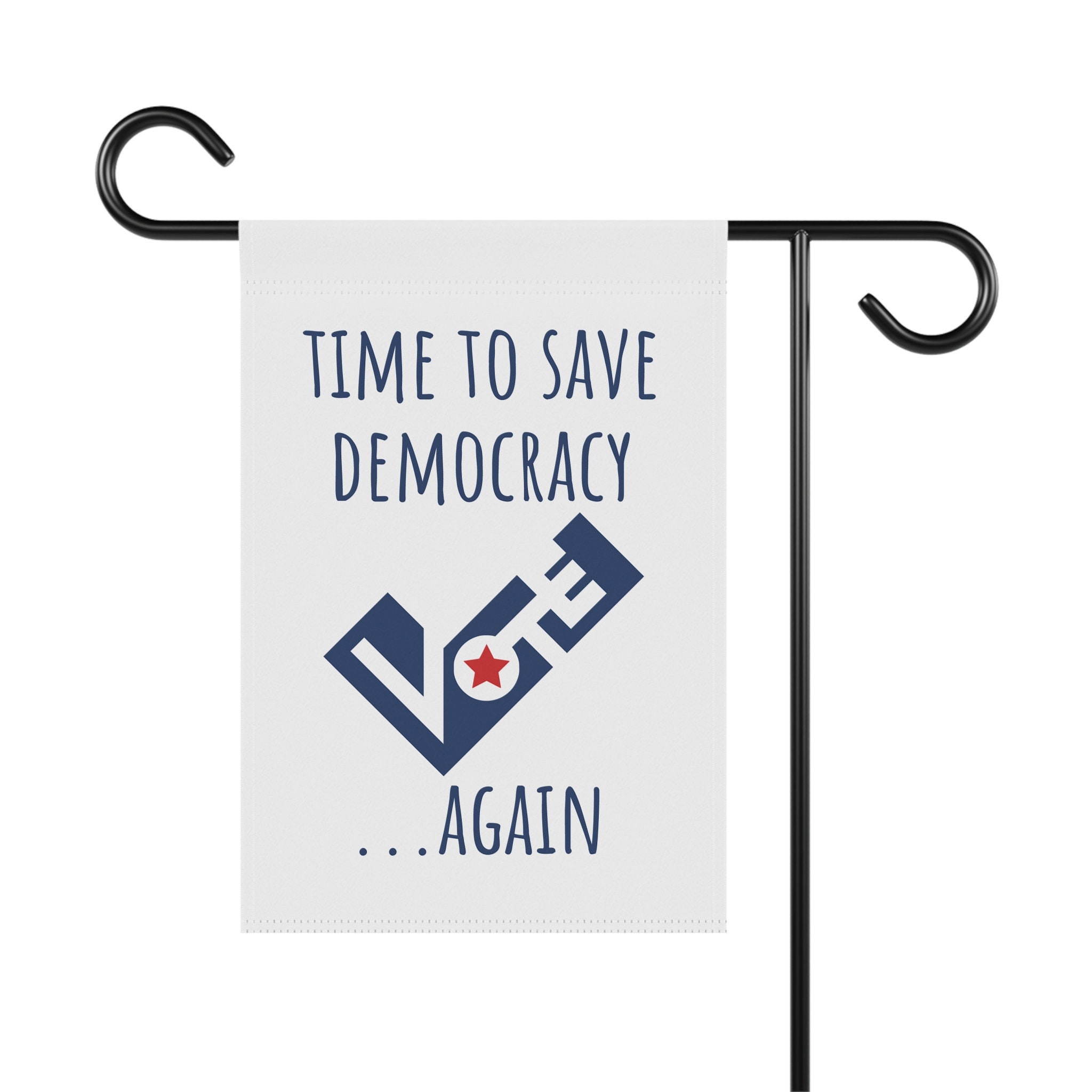 Vote 2024 Yard Banner, Election Garden Sign, Vote Blue, Save Democracy ...