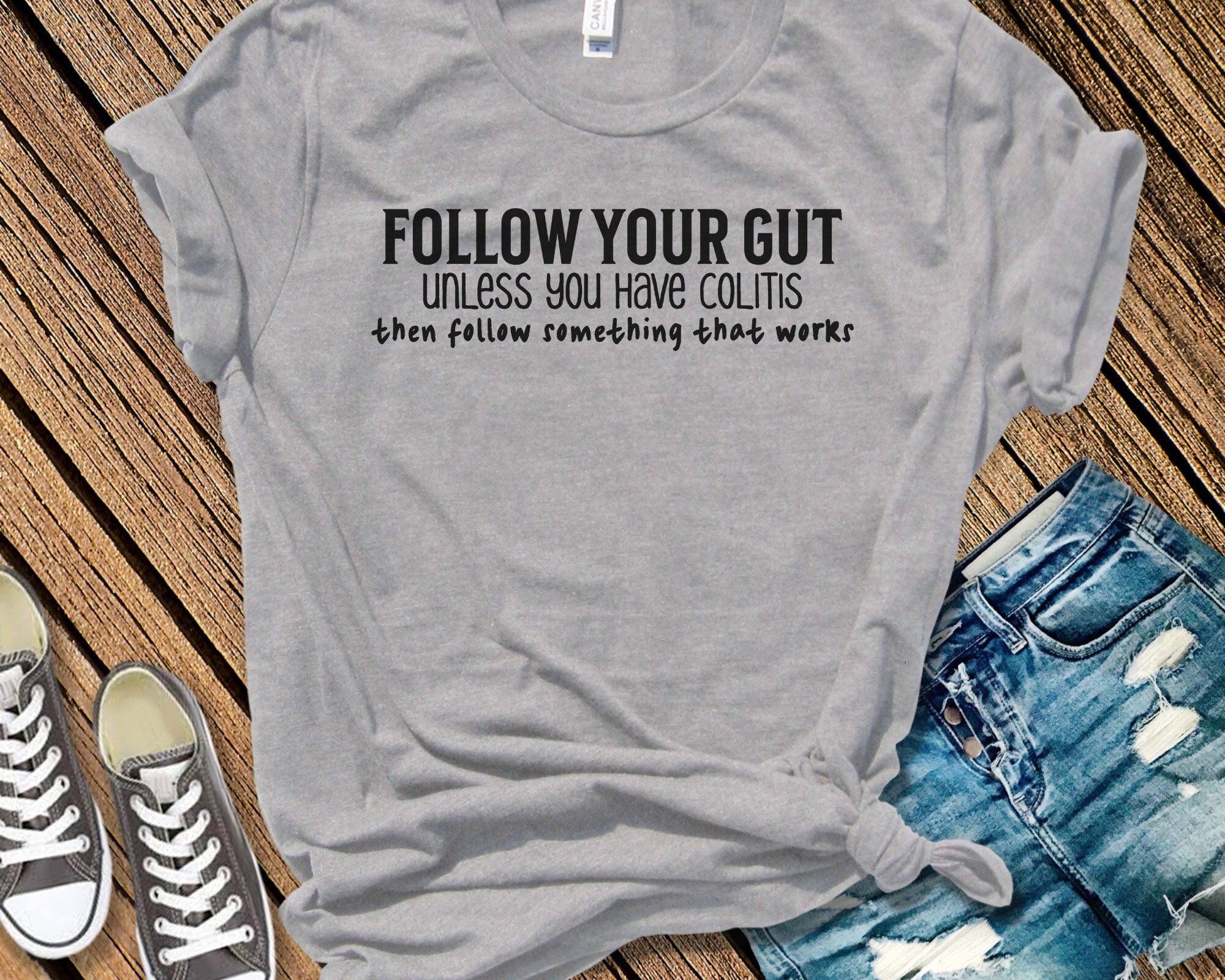 Funny Colitis Shirt, Ulcerative Colitis, IBD Awareness, IBS, Gut Health ...