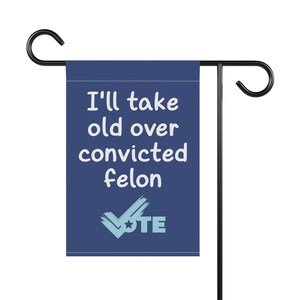 Trump is Guilty Garden Banner, Convicted Felon Sign, 34 Counts, Anti ...