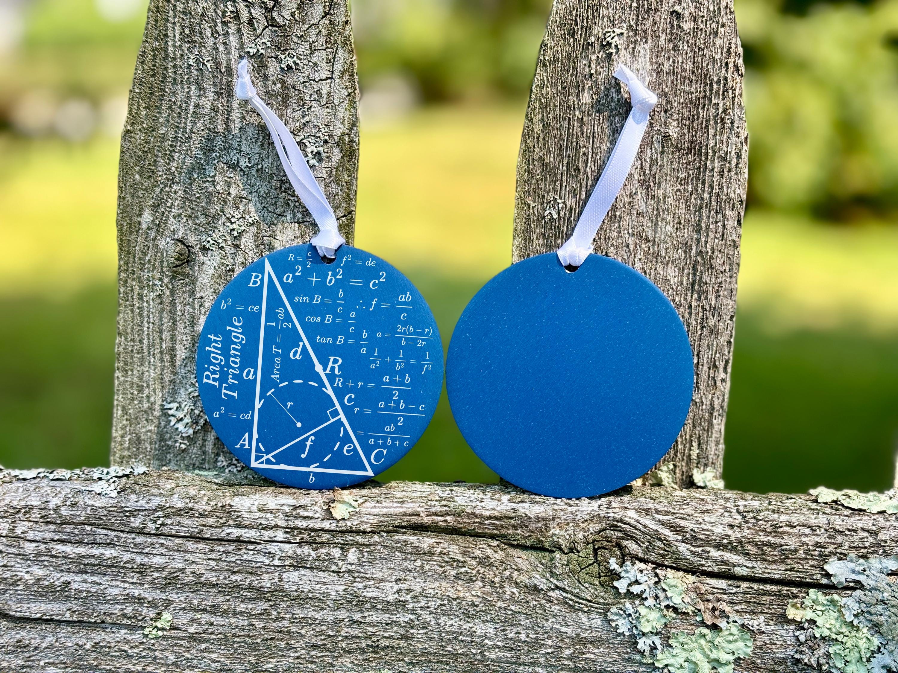 Personalized Math Ornament, Custom Mathematics Teacher Gift ...