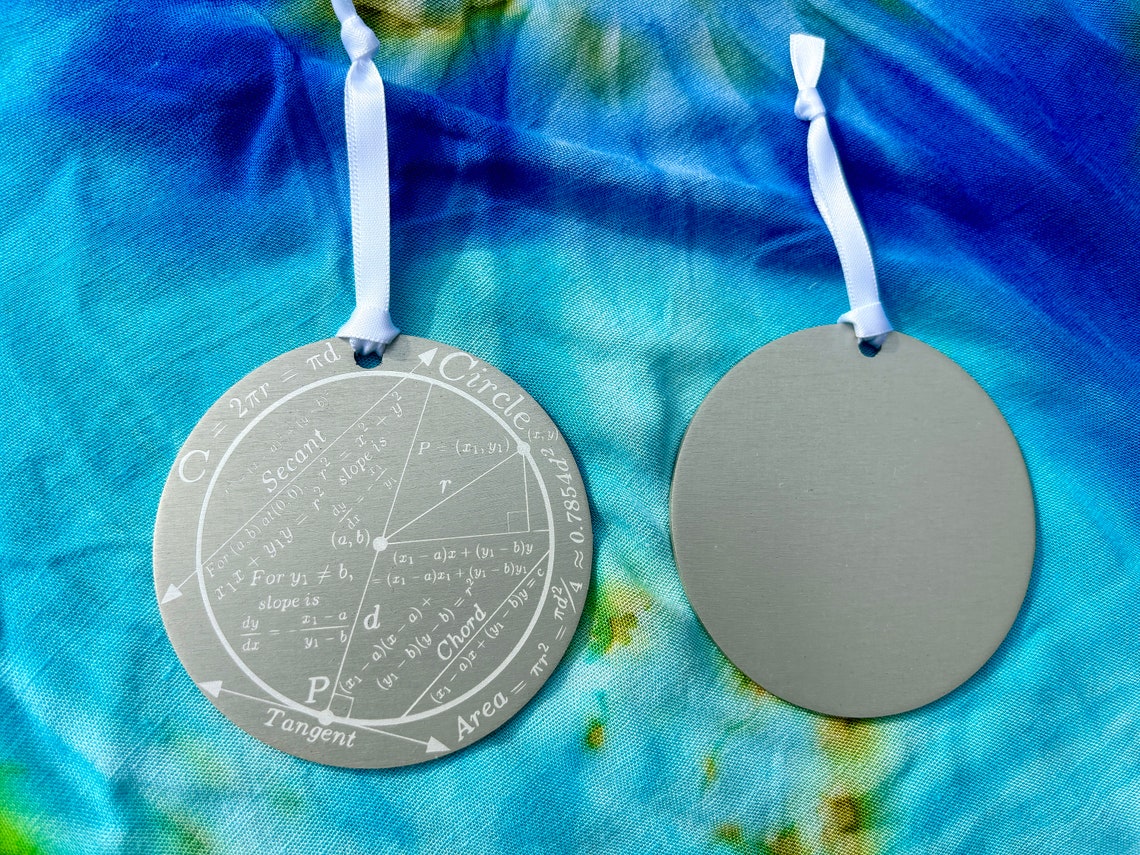 Personalized Math Ornament, Custom Mathematics Teacher Gift ...