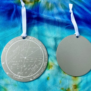 Personalized Math Ornament, Custom Mathematics Teacher Gift ...