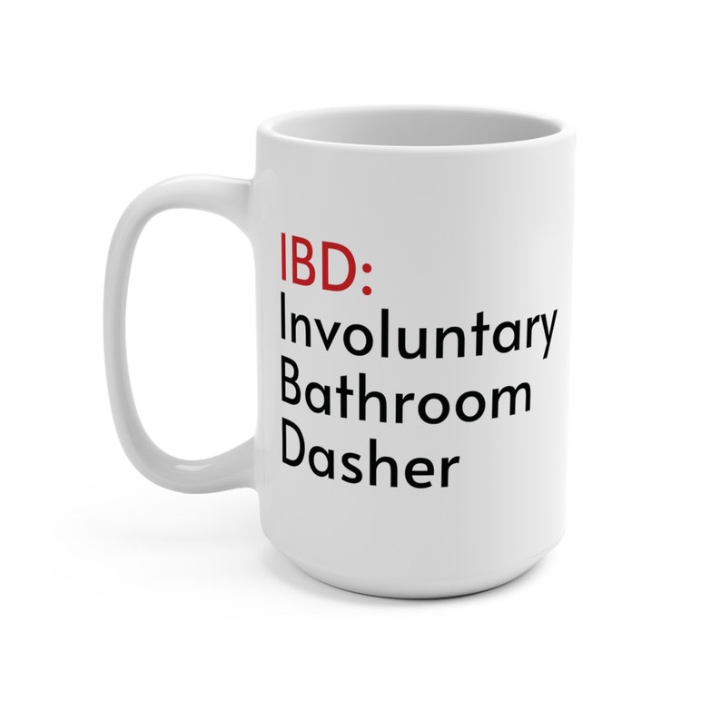 Funny IBD Coffee Mug, Crohn's Disease Sarcastic Cup, Gift for ...