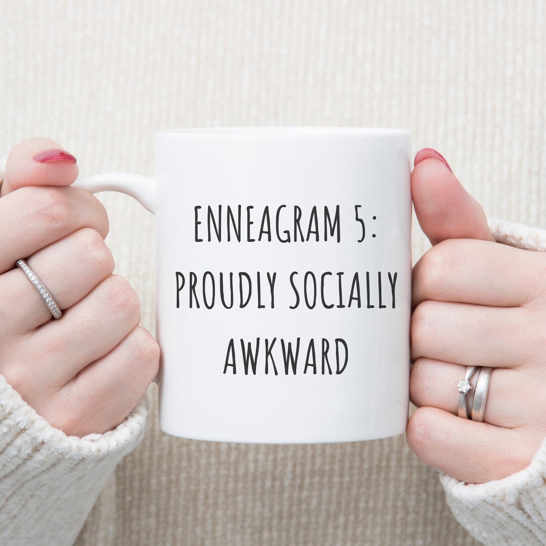 Funny Enneagram 5 Mug, the Observer Coffee Cup, the Individualist Type ...