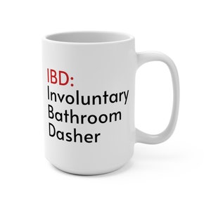 Funny IBD Coffee Mug, Crohn's Disease Sarcastic Cup, Gift for ...