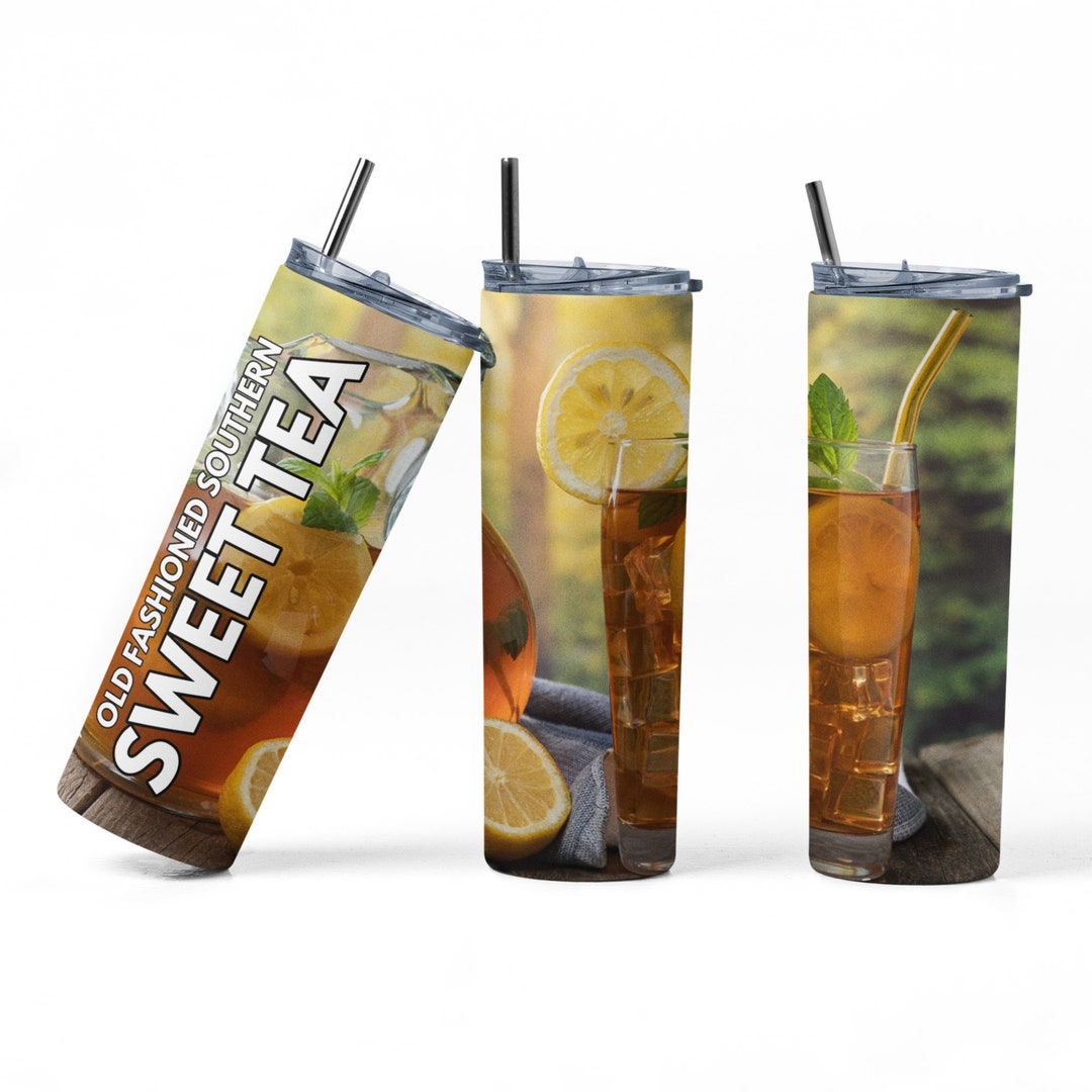 Sweet Tea Tumbler Wrap, Souther Tea PNG Sublimation Designs Download ...