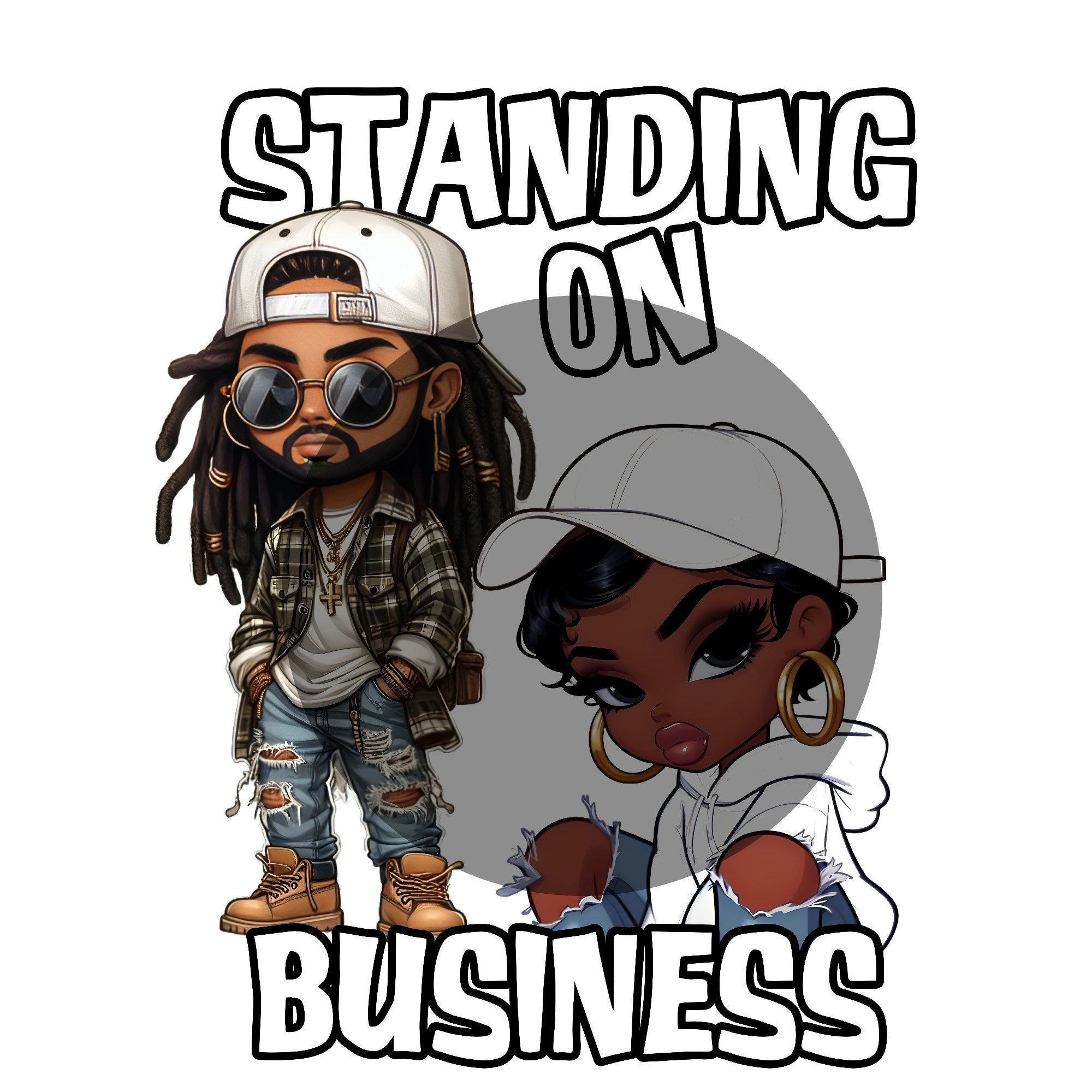 Standing on Business PNG Digital Download (great for DTF, DTG ...