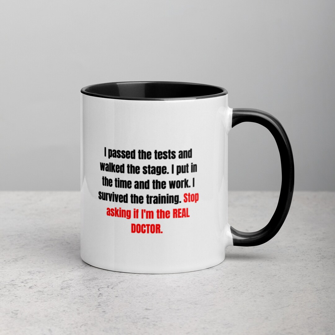 Doc is in Mug Statement Cup Motivational Drinkware Coffee Cup With ...