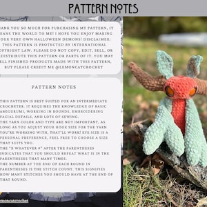 The Halloween Demons Shadow & Maeve Crochet Amigurumi Pattern - Etsy