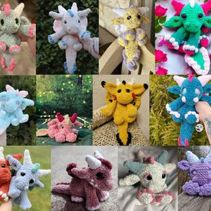Cato the Dragon Snuggler/lovey Amigurumi Crochet Pattern - Etsy
