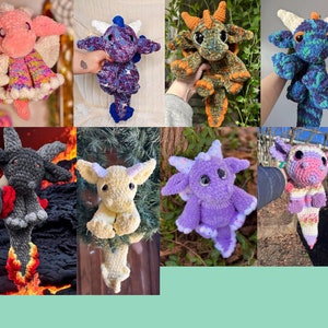 Cato the Dragon Snuggler/lovey Amigurumi Crochet Pattern - Etsy