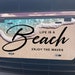 Beach Life Gloss Aluminum License Plate, Summer Car Decor - Etsy