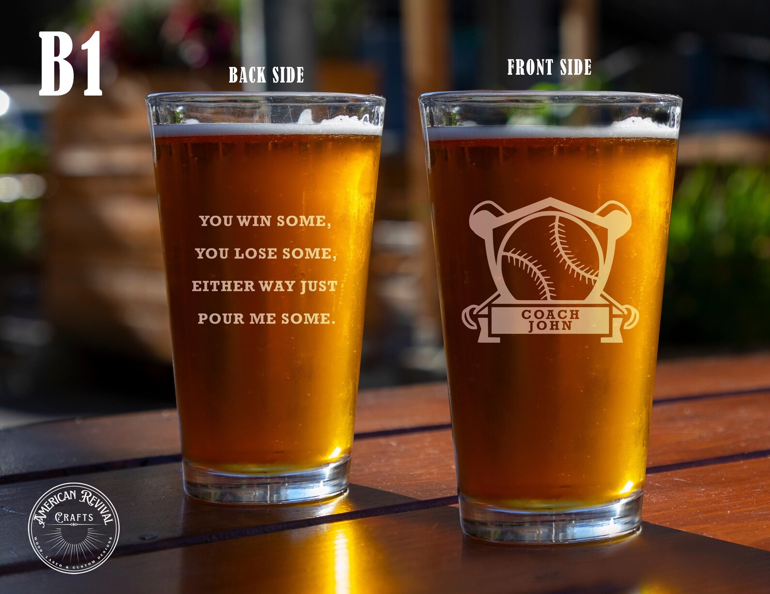 Personalized Baseball/softball Coach Pint Glass End of Season Gift - Etsy