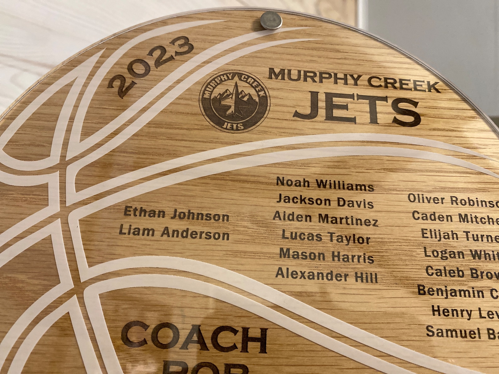 Personalized Wood Acrylic Basketball Coach Gift Plaque With Coach and ...