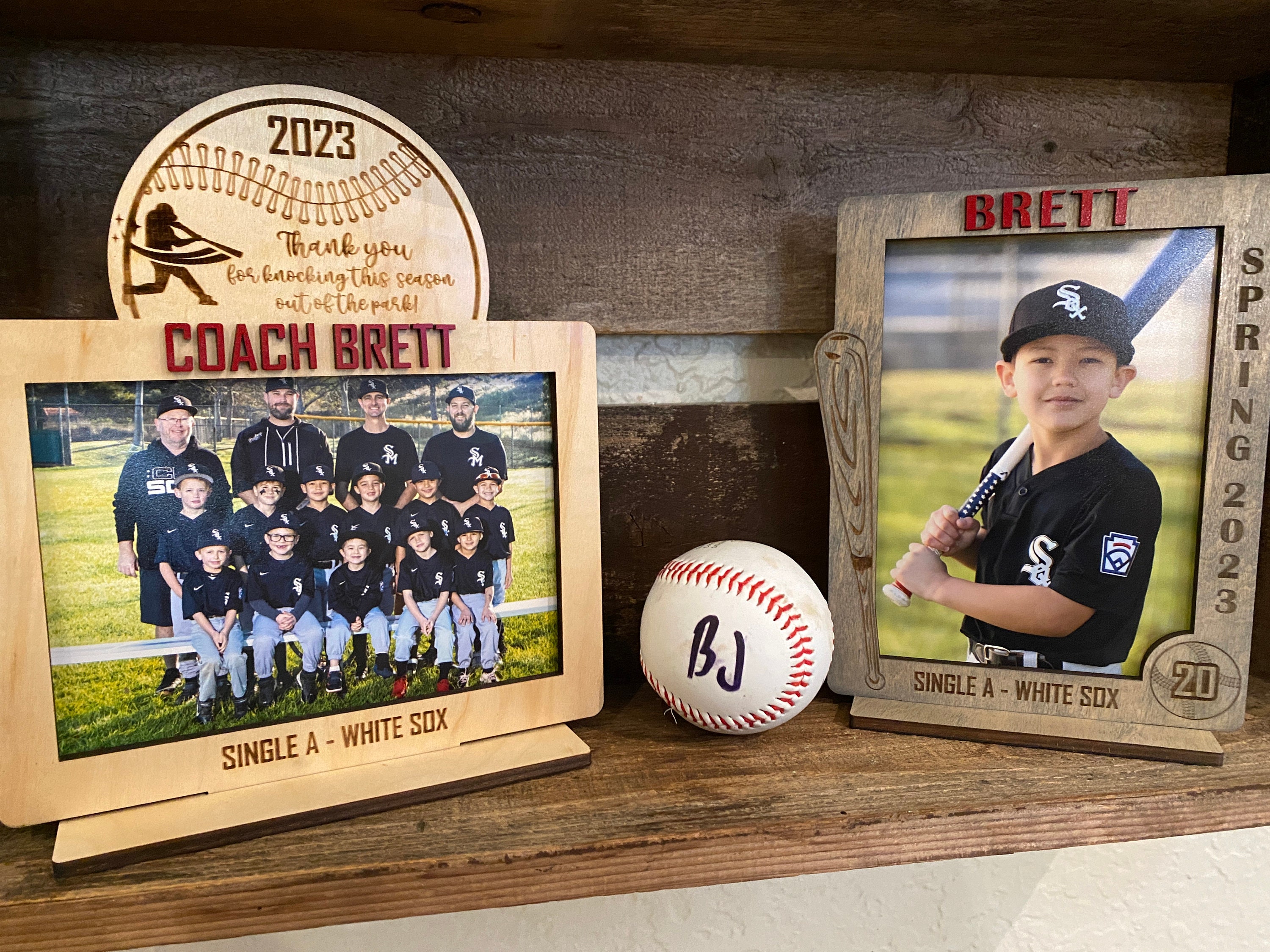 Custom Baseball Softball Player Picture Frame - Etsy
