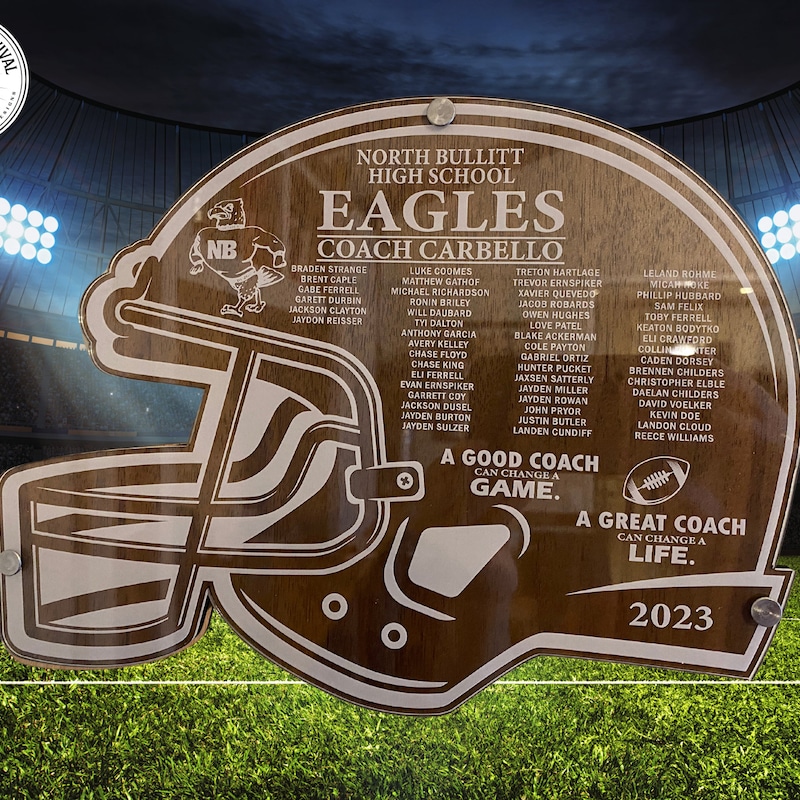 Football Plaque - Etsy